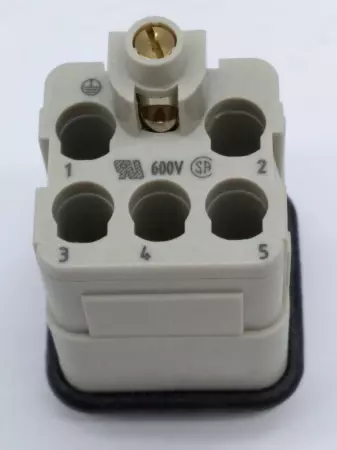 Harting Heavy Duty Connector Crimp Insert HAN 05/0-M - MRO INDUSTRIAL