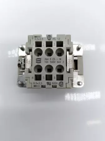 Harting Terminal Connector Block HAN 6 ES-M - MRO INDUSTRIAL