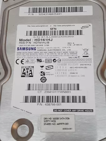 Samsung Internal Hard Drive HD161HJ - MRO INDUSTRIAL