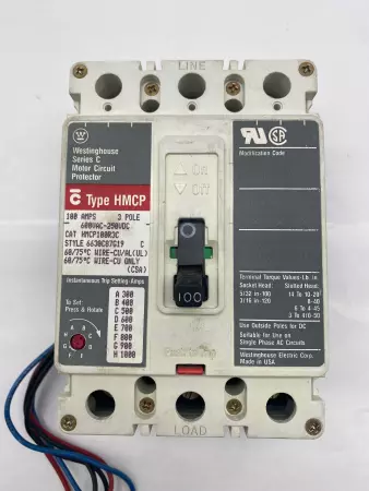 Westinghouse Circuit Breaker HMCP100R3C - MRO INDUSTRIAL
