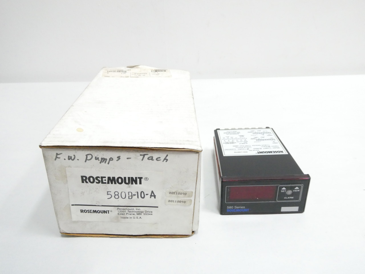 ROSEMOUNT 580D-10-A DIGITAL PROCESS INDICATOR 115V-AC COUNTER - MRO ...