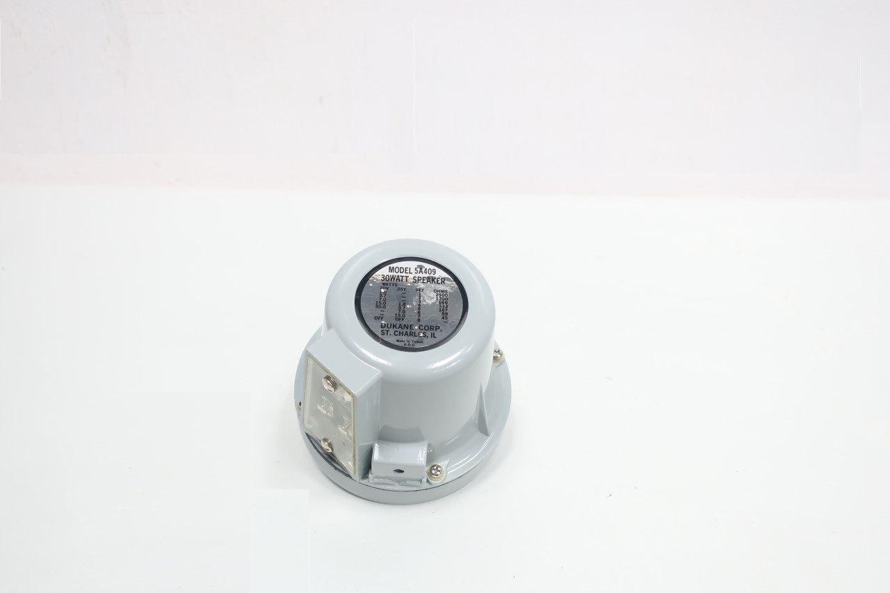 DUKANE 5A409 LOUD SPEAKER HORN INTERCOM 30W PAGING DRIVER - MRO INDUSTRIAL