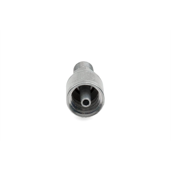 Intertraco Hydraulic Crimp Hose Fitting - M Pipe - Rigid - 3/8 ID, 1/4 ...