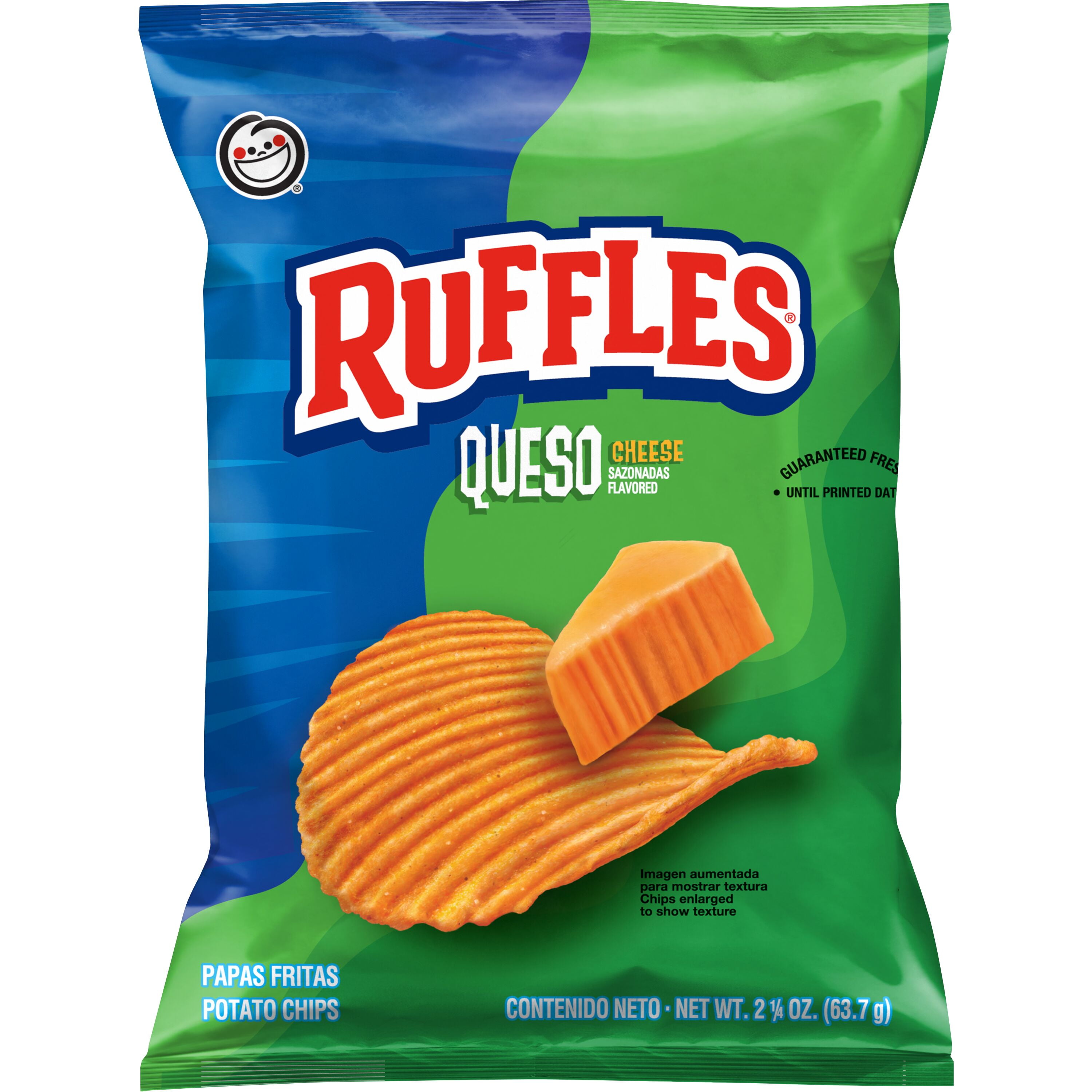 Papas Ruffles Sabor Queso, Bolsa de 2.25 oz. - MrSnack