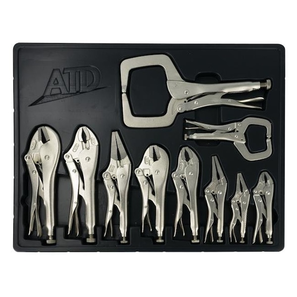 Atd Tools Juego de 10 pinzas de bloqueo ATD Tools ATD-15000 - ATD-15000 ...