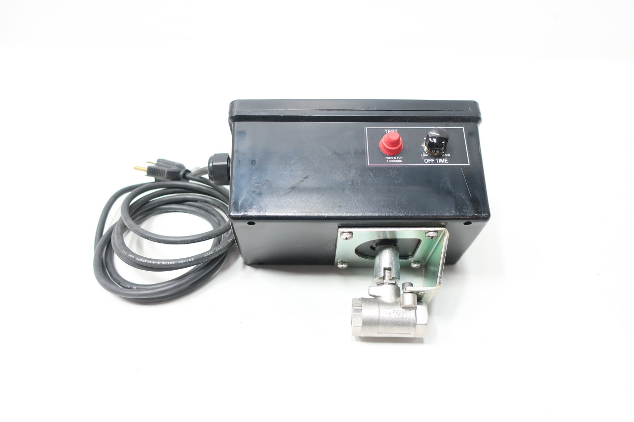 AIR SYSTEM PRODUCTS BVD-2S14 SURE DRAIN AUTOMATIC BALL VALVE DRAIN 120V ...