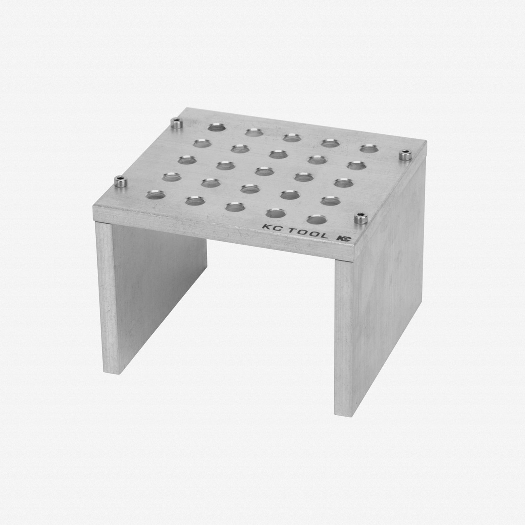 KC Tool Aluminum Bench Top Stand for Precision Tools - 25 Holes ...