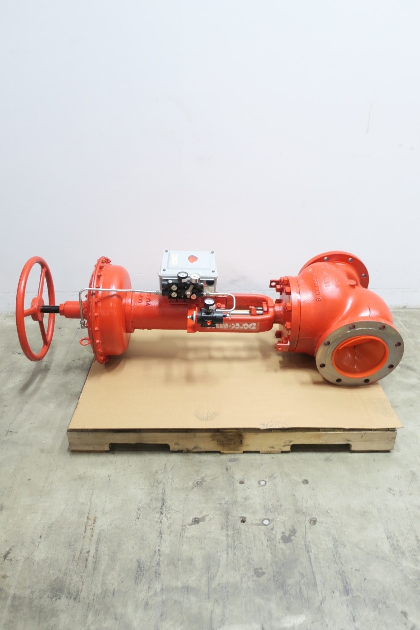 COPES VULCAN LCV-1124A PNEUMATIC 150 IRON FLANGED AP411000 8IN CONTROL ...