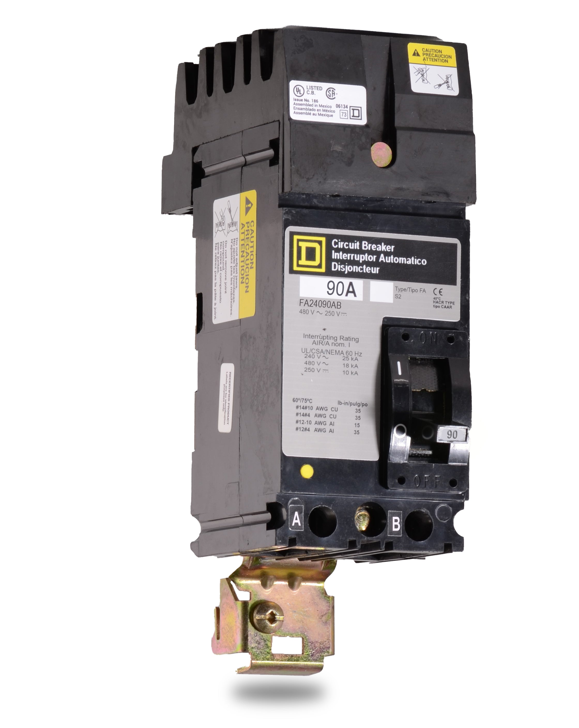 Square D FA24090AB 2 Pole Circuit Breaker - FerreDepot