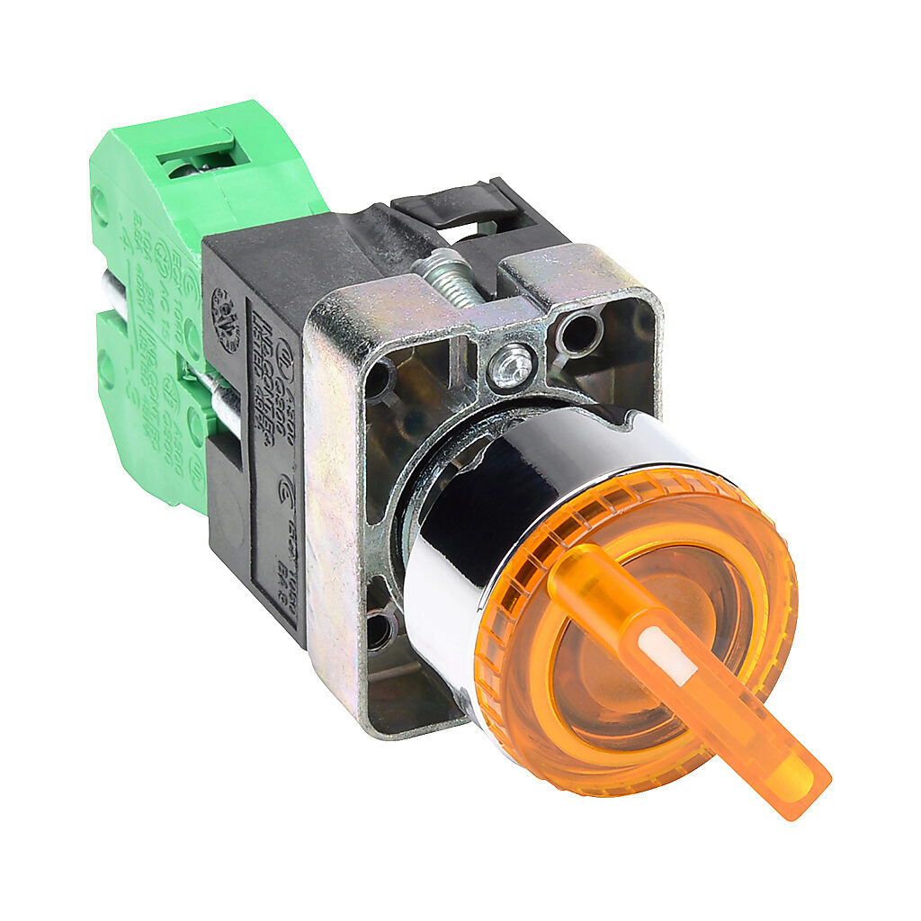 GCX1243-24 - AutomationDirect selector switch, 22mm, 2-position, spring ...