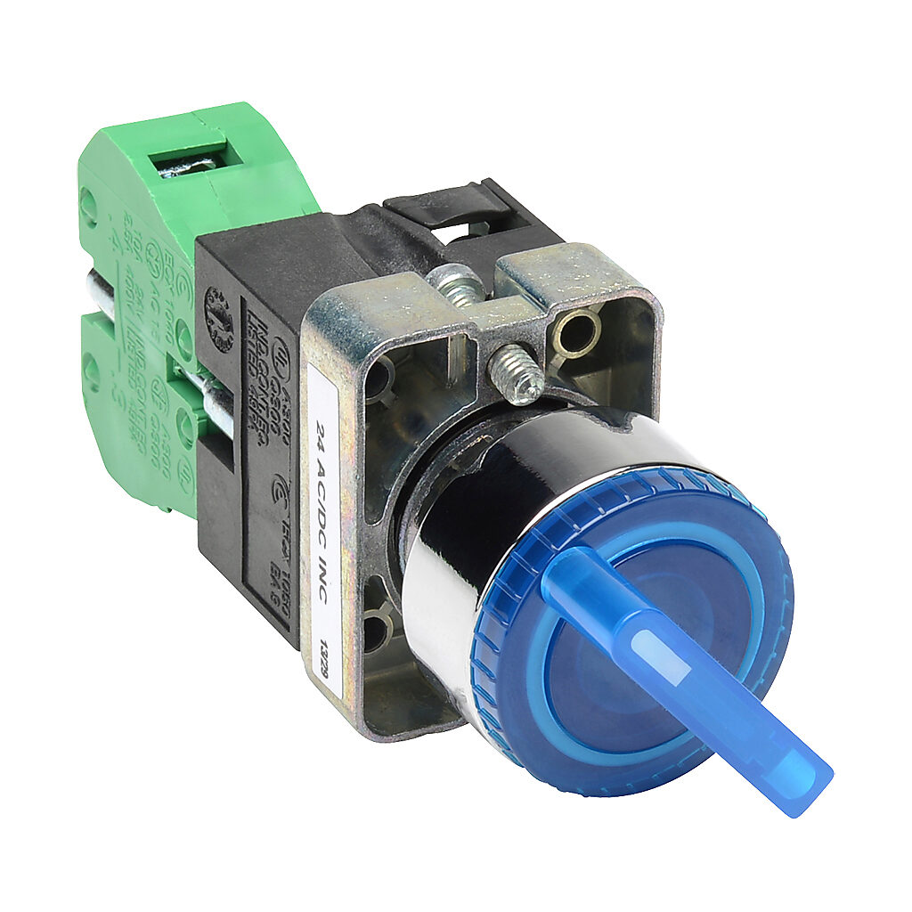 GCX1244-24 - AutomationDirect selector switch, 22mm, 2-position, spring ...