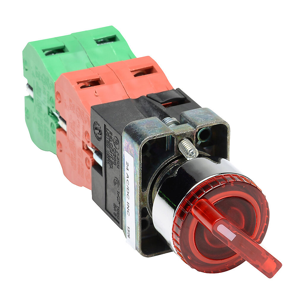 GCX1261-24 - AutomationDirect selector switch, 22mm, 3-position ...