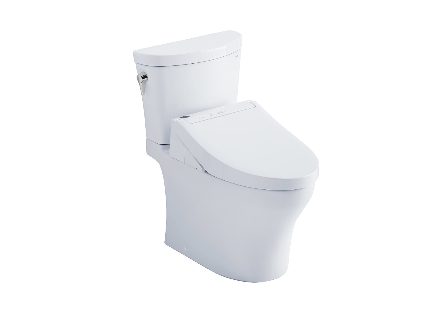 TOTO Algodón Blanco con Descarga Doble alargada Altura Estándar Cierre ...