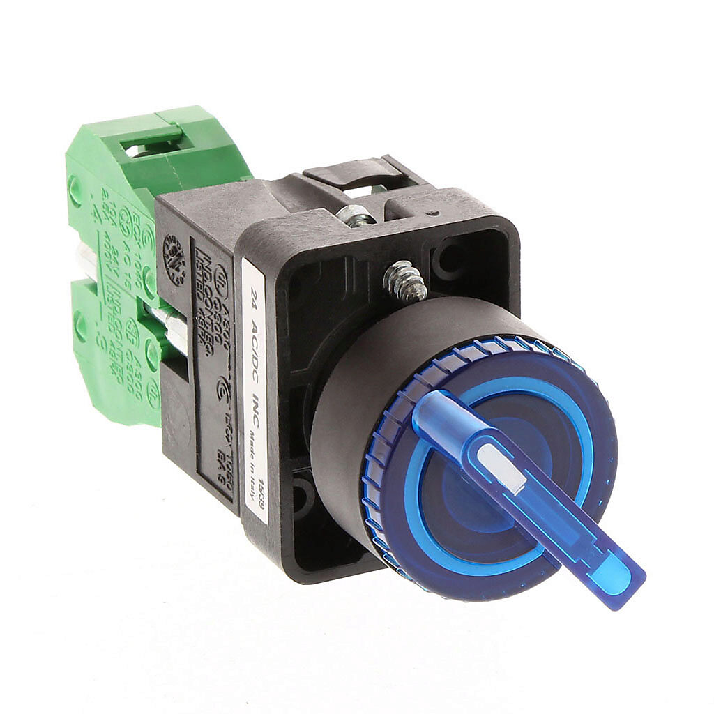 GCX3254-24 - AutomationDirect selector switch, 22mm, 2-position, maintained, incandescent ...