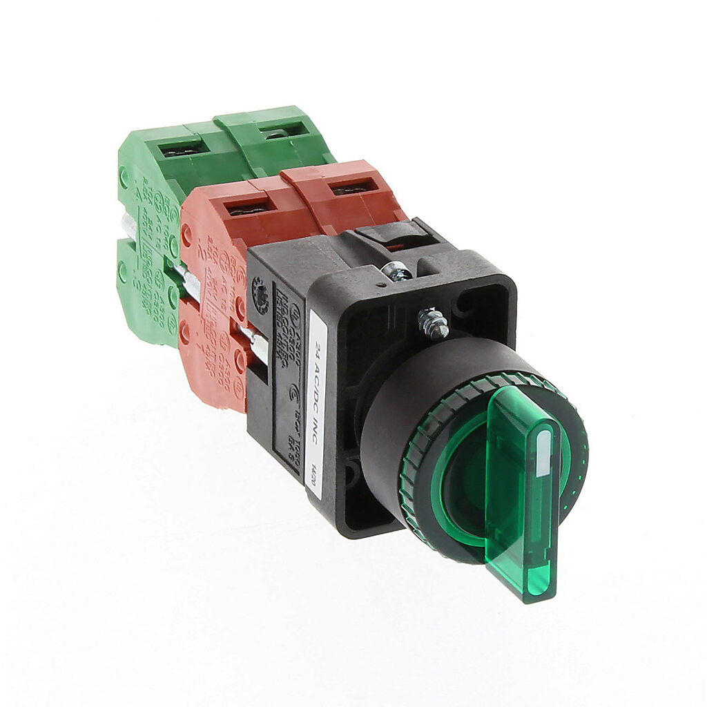 GCX3282-24 - AutomationDirect selector switch, 22mm, 3-position, spring ...