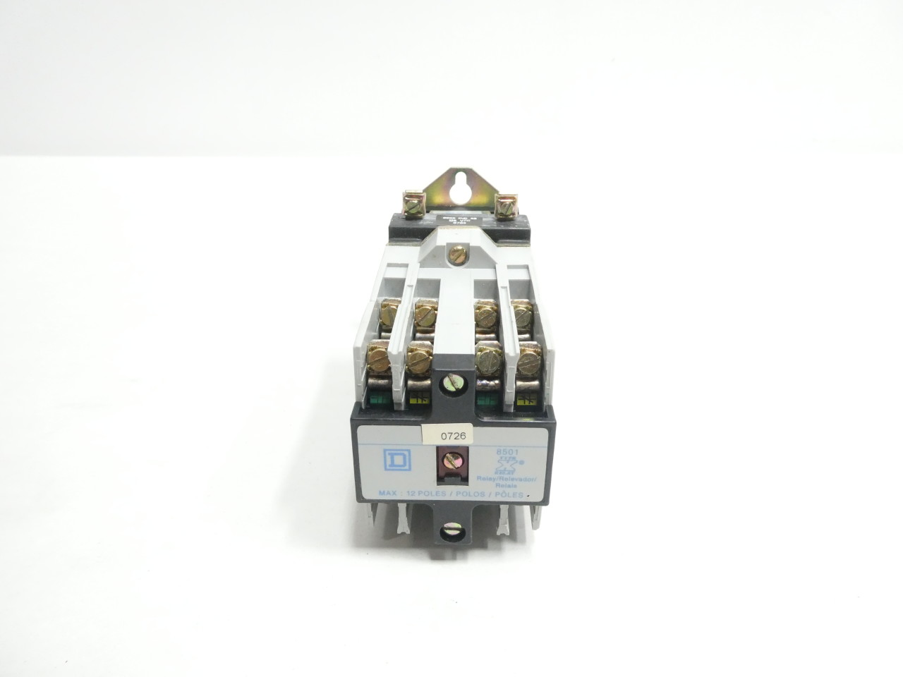 SQUARE D 8501XUD080 UTILITY AUXILIARY 125V-DC OTHER RELAY - MRO INDUSTRIAL