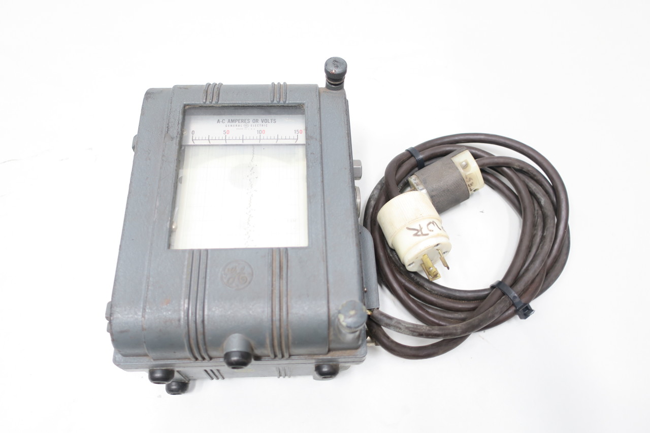 GENERAL ELECTRIC GE 8CF7BAB9 RECORDING VOLT AMMETER - MRO INDUSTRIAL