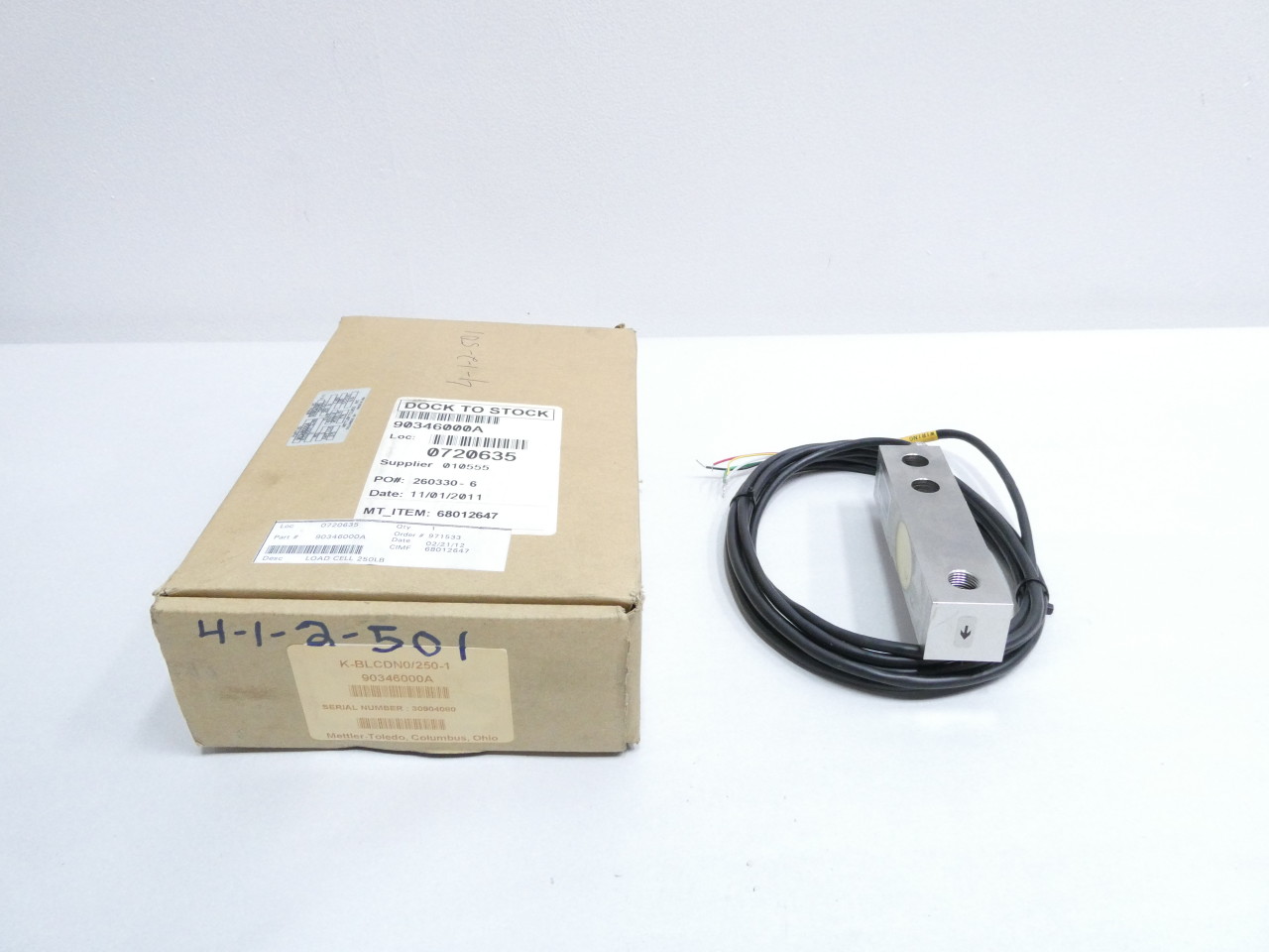 METTLER TOLEDO 90346000A LOAD CELL TEST EQUIPMENT - MRO INDUSTRIAL