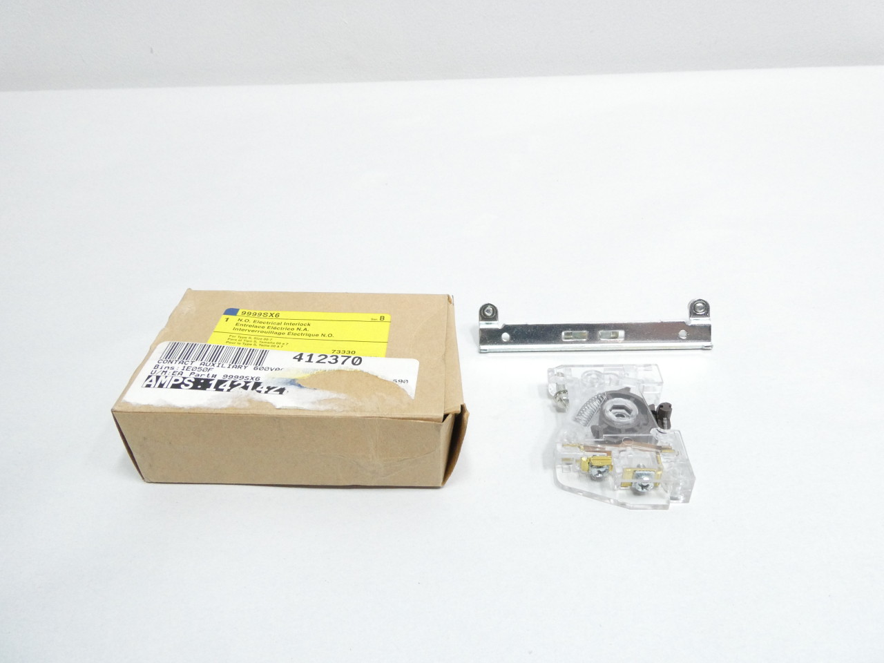 SQUARE D 9999SX6 N.O. ELECTRICAL INTERLOCK TERMINAL AND CONTACT BLOCK ...