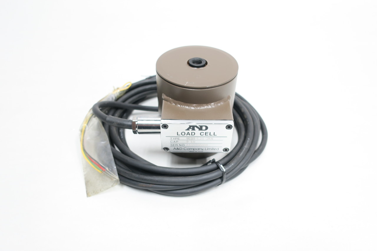 AND 9E01-L21-2KN LOAD CELL 2KN TEST EQUIPMENT - MRO INDUSTRIAL