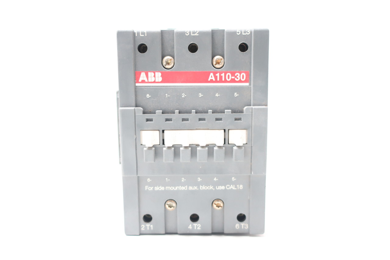 ABB A110-30 110-120V-AC 140A AMP 75HP AC CONTACTOR - MRO INDUSTRIAL