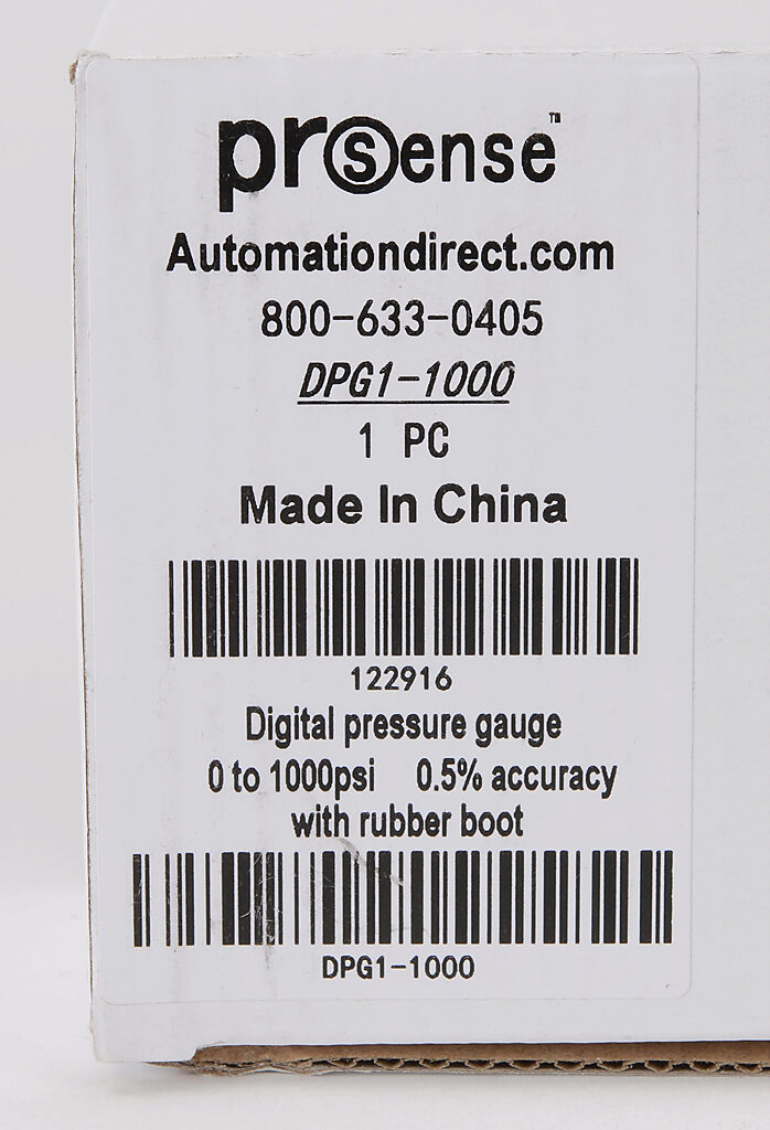 ProSense DPG1-1000 - EZControles