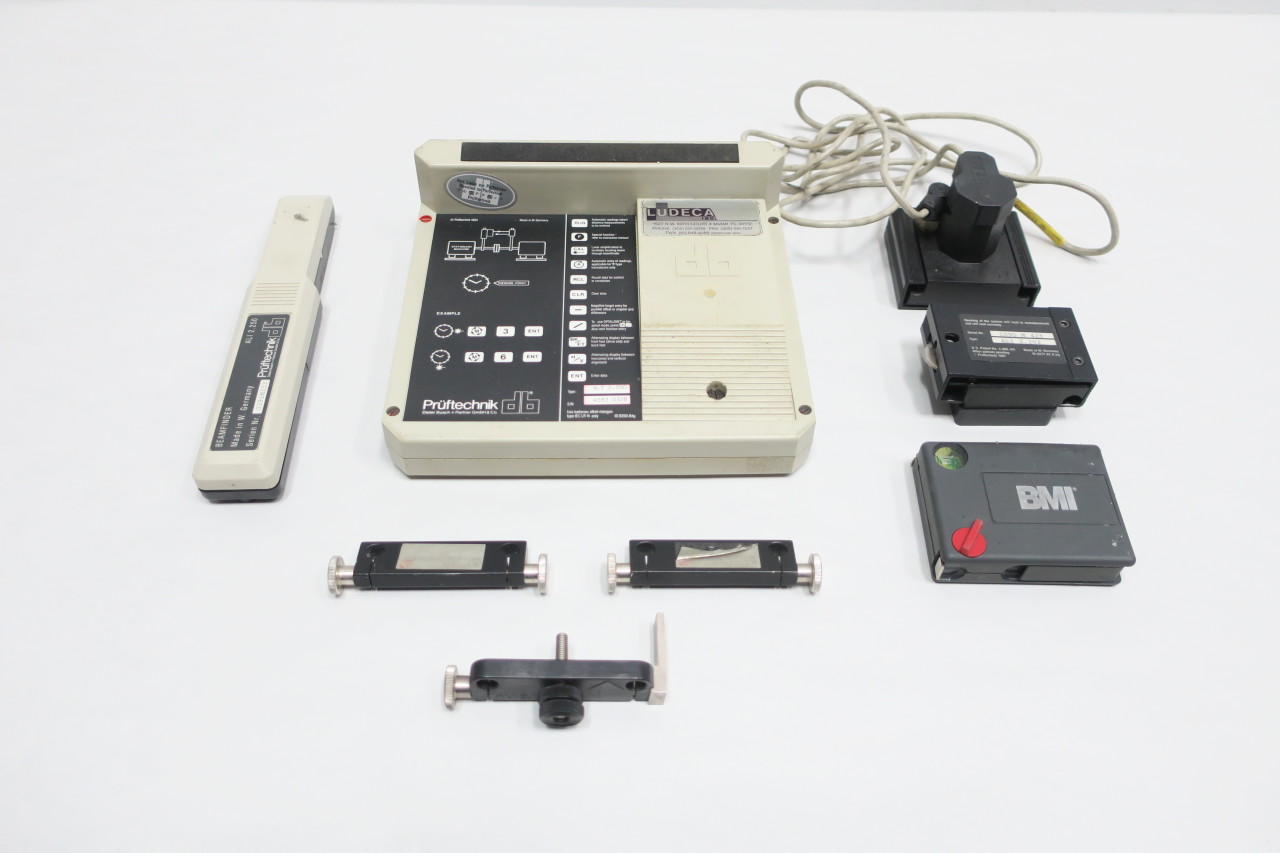 PRUFTECHNIK ALI 2.050 OPTALIGN LASER SHAFT ALIGNMENT KIT TEST EQUIPMENT ...