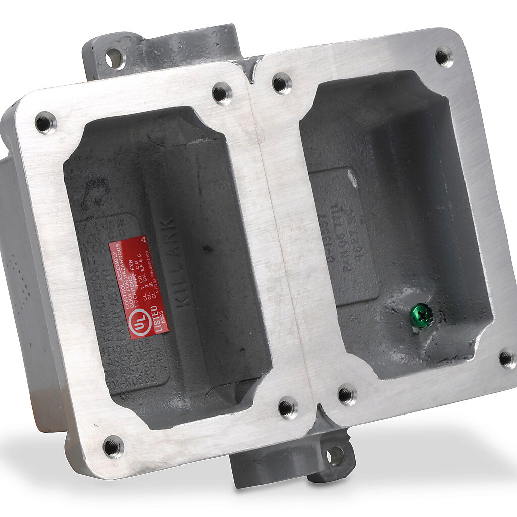 FXB-11 - Killark device/splice box, feed through, (2) gang, factory ...