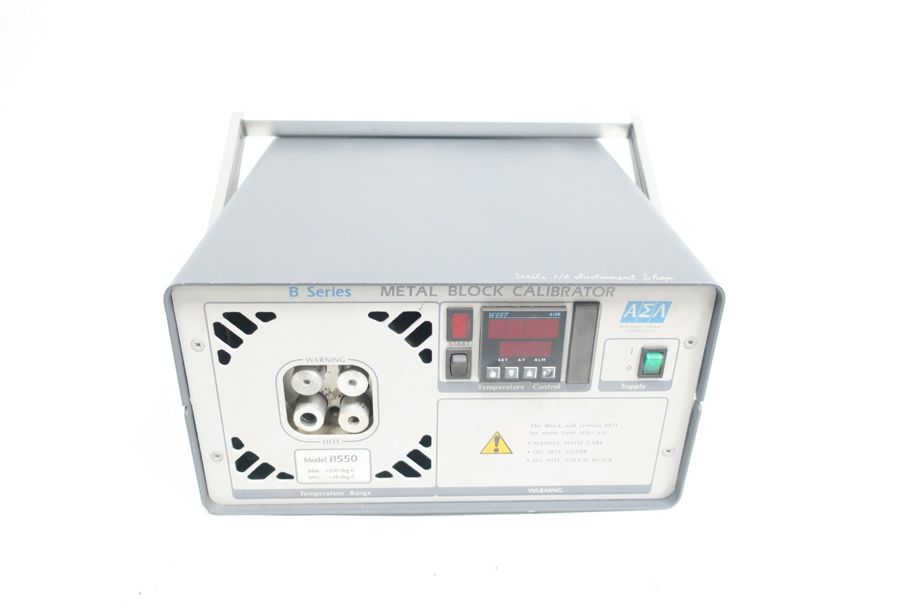 AEA AUTOMATIC SYSTEMS LABORATORIES B550 METAL BLOCK CALIBRATOR 35-550C ...