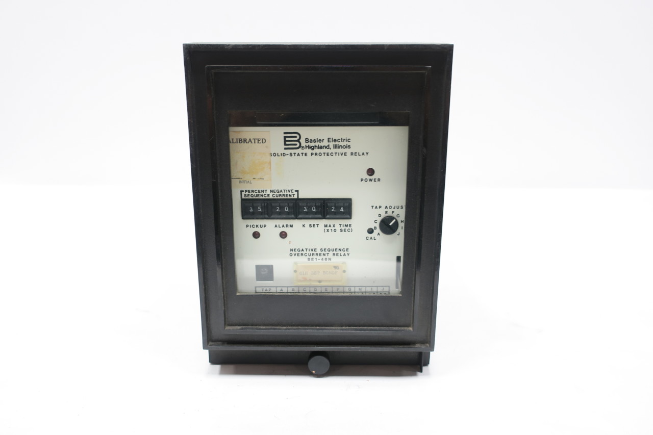 BASLER ELECTRIC BE1-46N NEGATIVE SEQUENCE OVERCURRENT OTHER RELAY - MRO ...