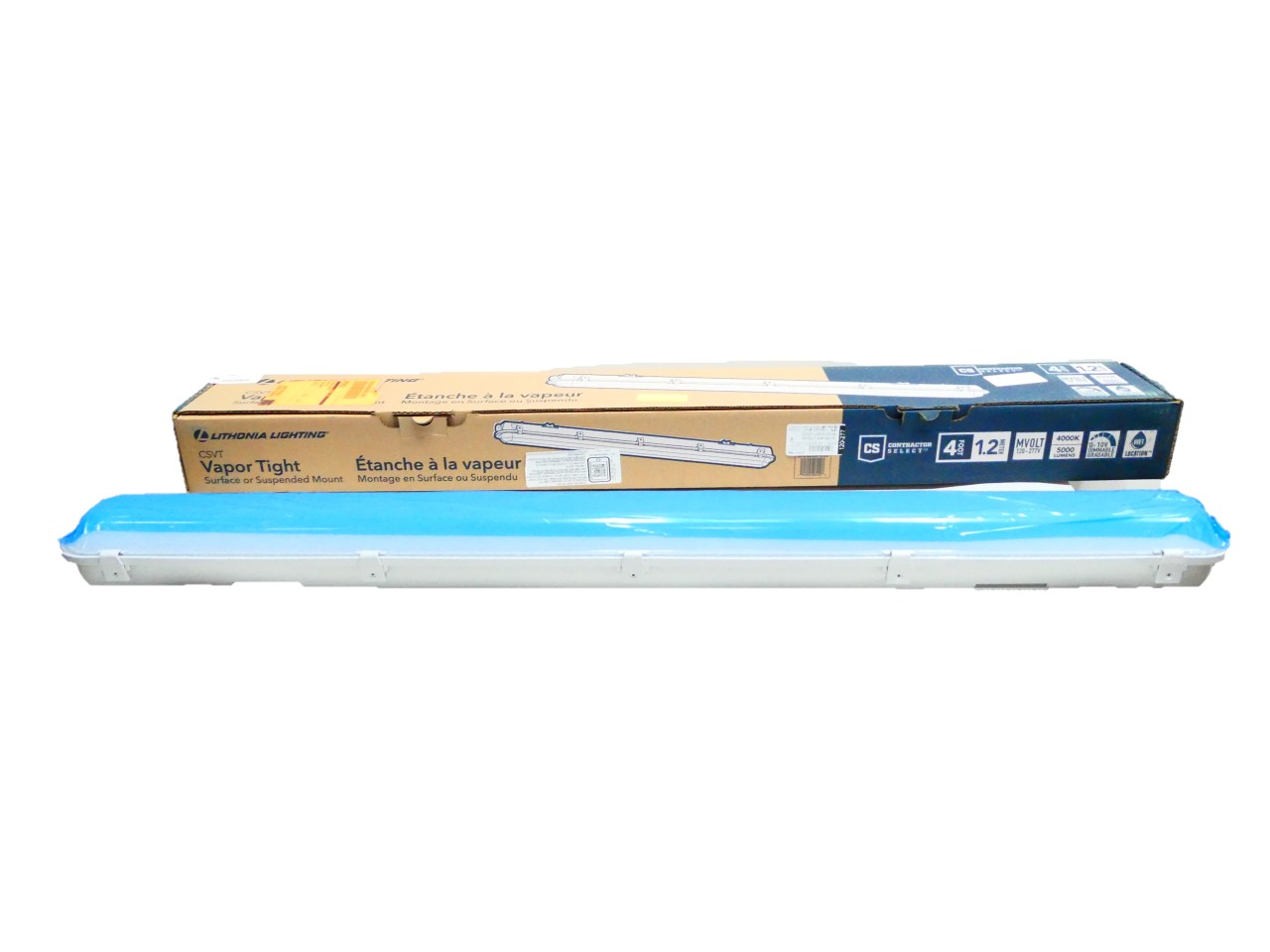 LITHONIA LIGHTING CSVTL485000LMMVOLT40K80CRI VAPOR TIGHT 4FT LIGHT ...