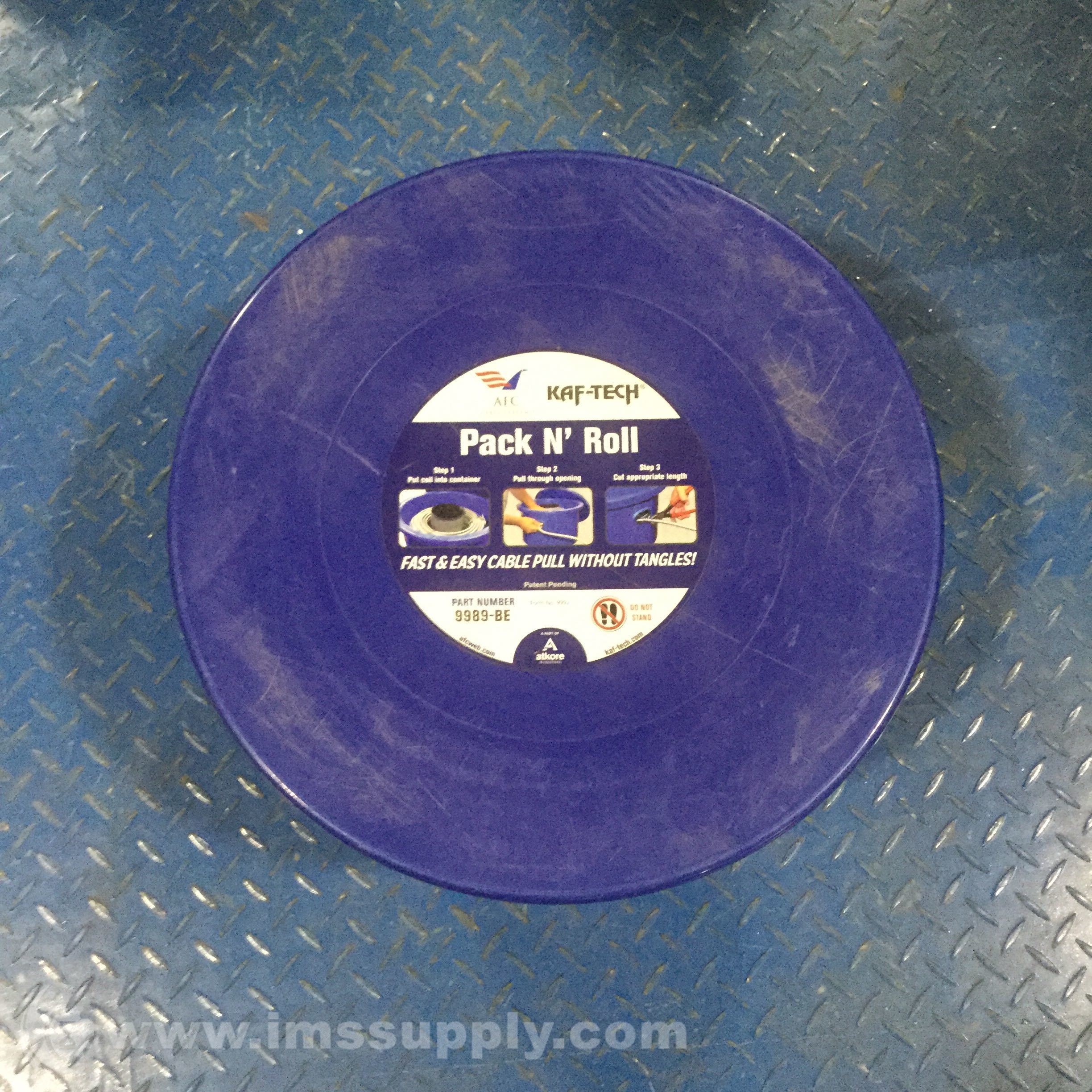 AFC CABLE SYSTEMS 9989-BE PACK N ROLL CABLE DISPENSER - MRO INDUSTRIAL