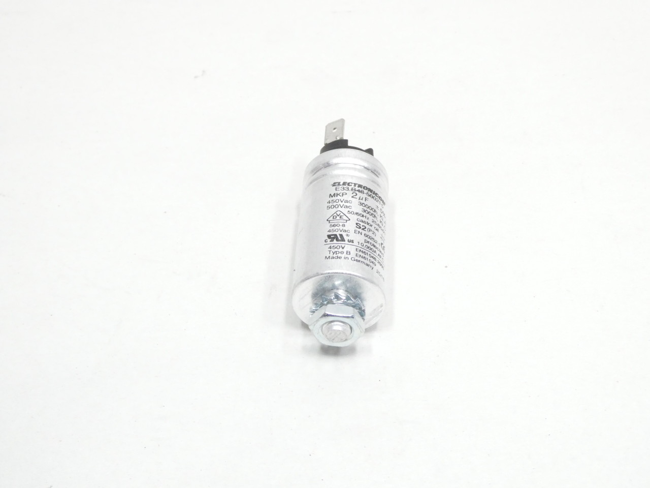 ELECTRONICON E33.B46-500215 2UF 450V-AC CAPACITOR - MRO INDUSTRIAL