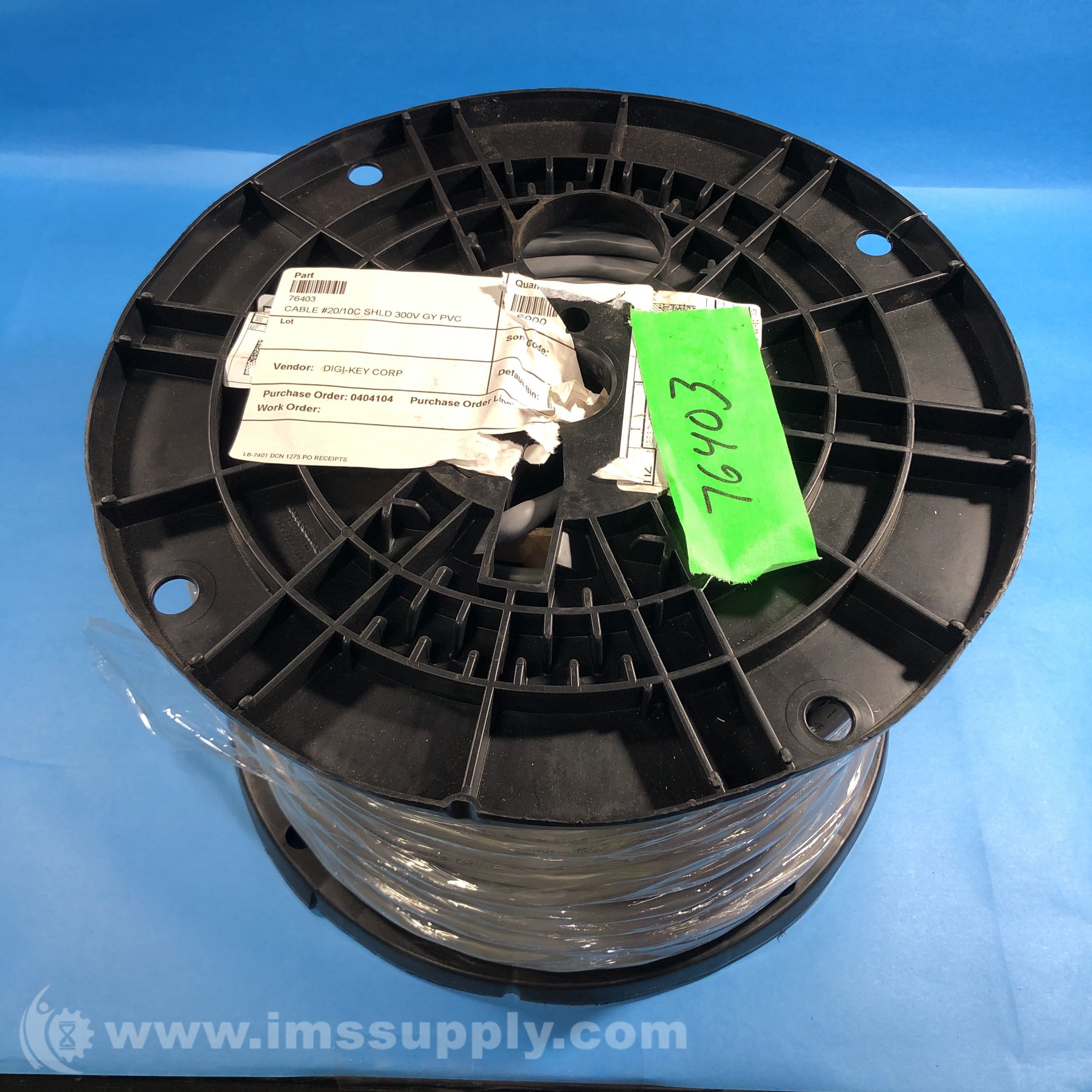 CAROL CABLE #20/10C SHLD 300V GRAY PVC CABLE - MRO INDUSTRIAL