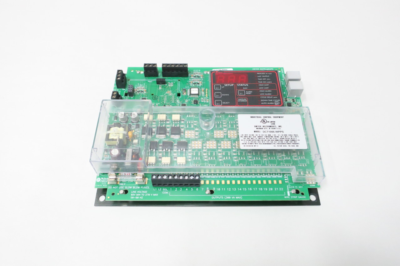 DWYER DCT1006-WPPS DIGITAL TIMING PCB CIRCUIT BOARD - MRO INDUSTRIAL