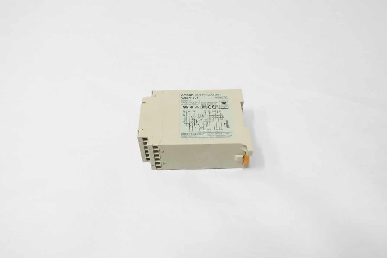 OMRON G9SA-301 24V-AC 24V-DC SAFETY RELAY - MRO INDUSTRIAL