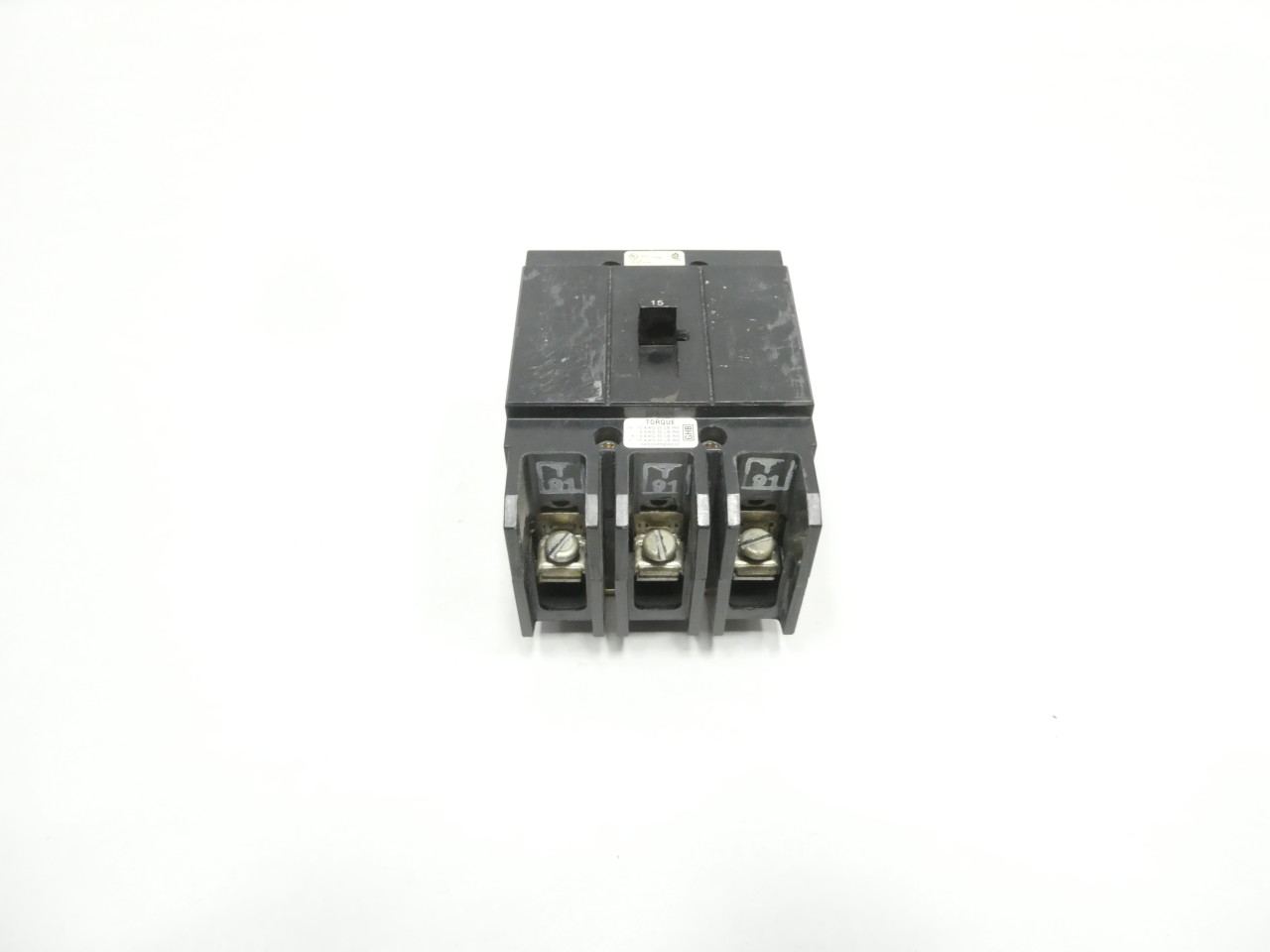 CUTLER HAMMER GHB3015 3P 240V-AC 125/250V-DC CIRCUIT BREAKER TRIP UNIT ...
