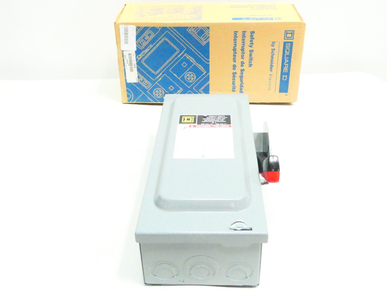SQUARE D H361N 3P 30A AMP 600V-AC FUSIBLE DISCONNECT SWITCH - MRO ...
