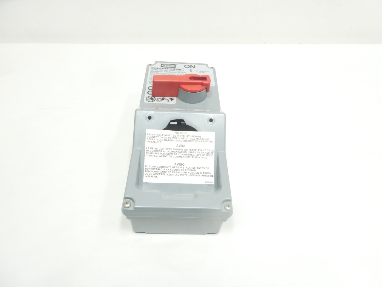 HUBBELL HBLMITL CIRCUIT-LOCK SAFETY SHROUD TWIST-LOCK INTERLOCK 30A AMP ...